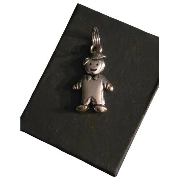 Unknown | Jewelry | Boy Manmale Charm Bracelet Pendant Silvertone ...